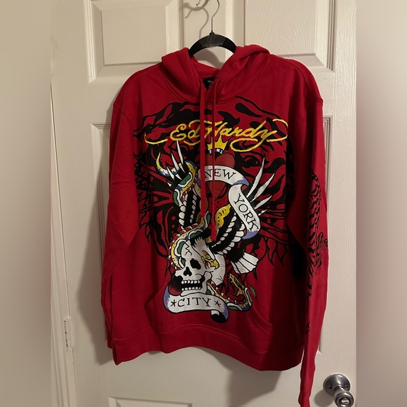 Ed Hardy | Shirts | Ed Hardy Pullover Sweatshirt Nwt | Poshmark